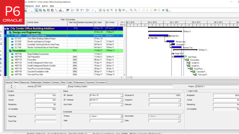 How to Remove Actuals from a Primavera P6 Schedule (Step-by-Step) - The ...