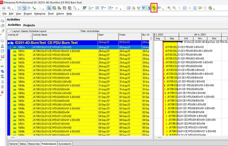 How to Use The Primavera P6 Professional Spotlight Tool to Highlight Tasks?